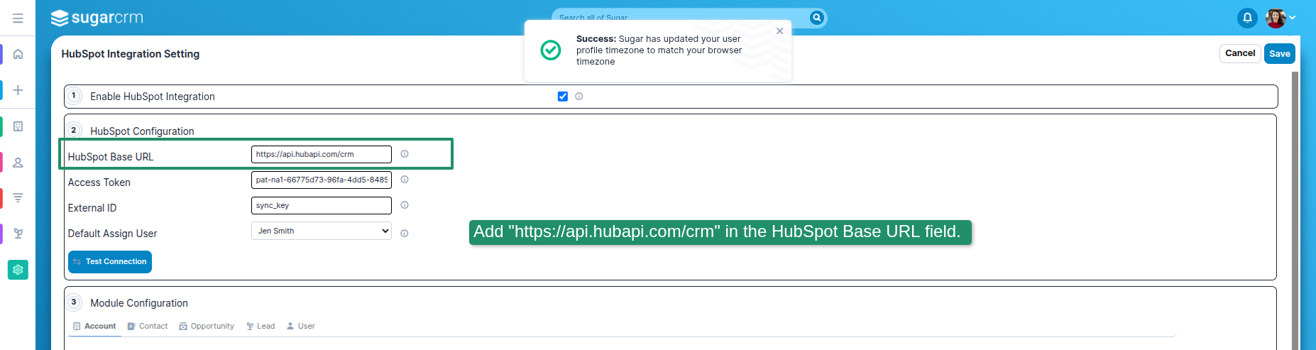 Admin Guide | SugarCRM HubSpot Integration